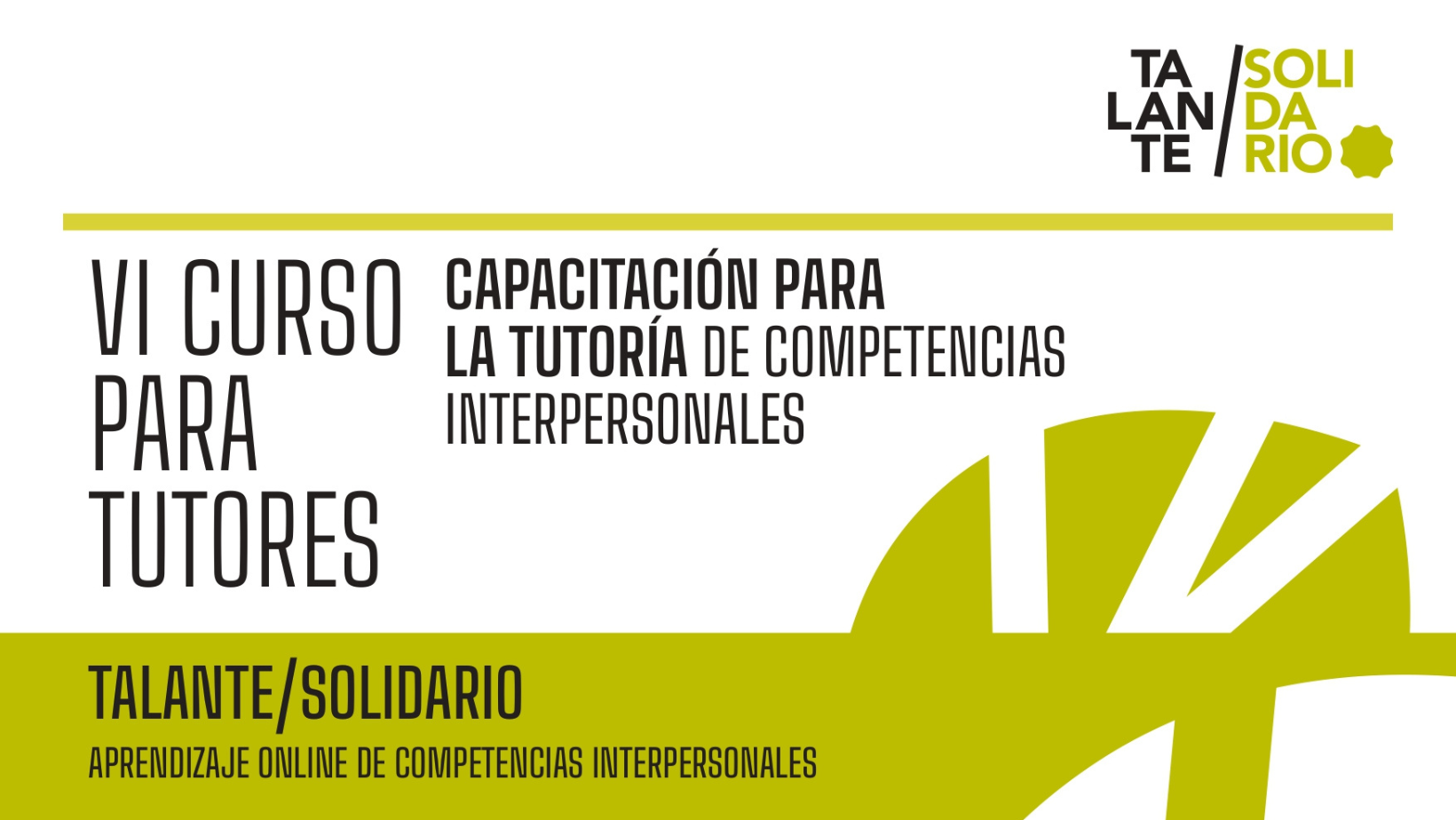 VI Curso de capacitación para la Tutoría de competencias ...