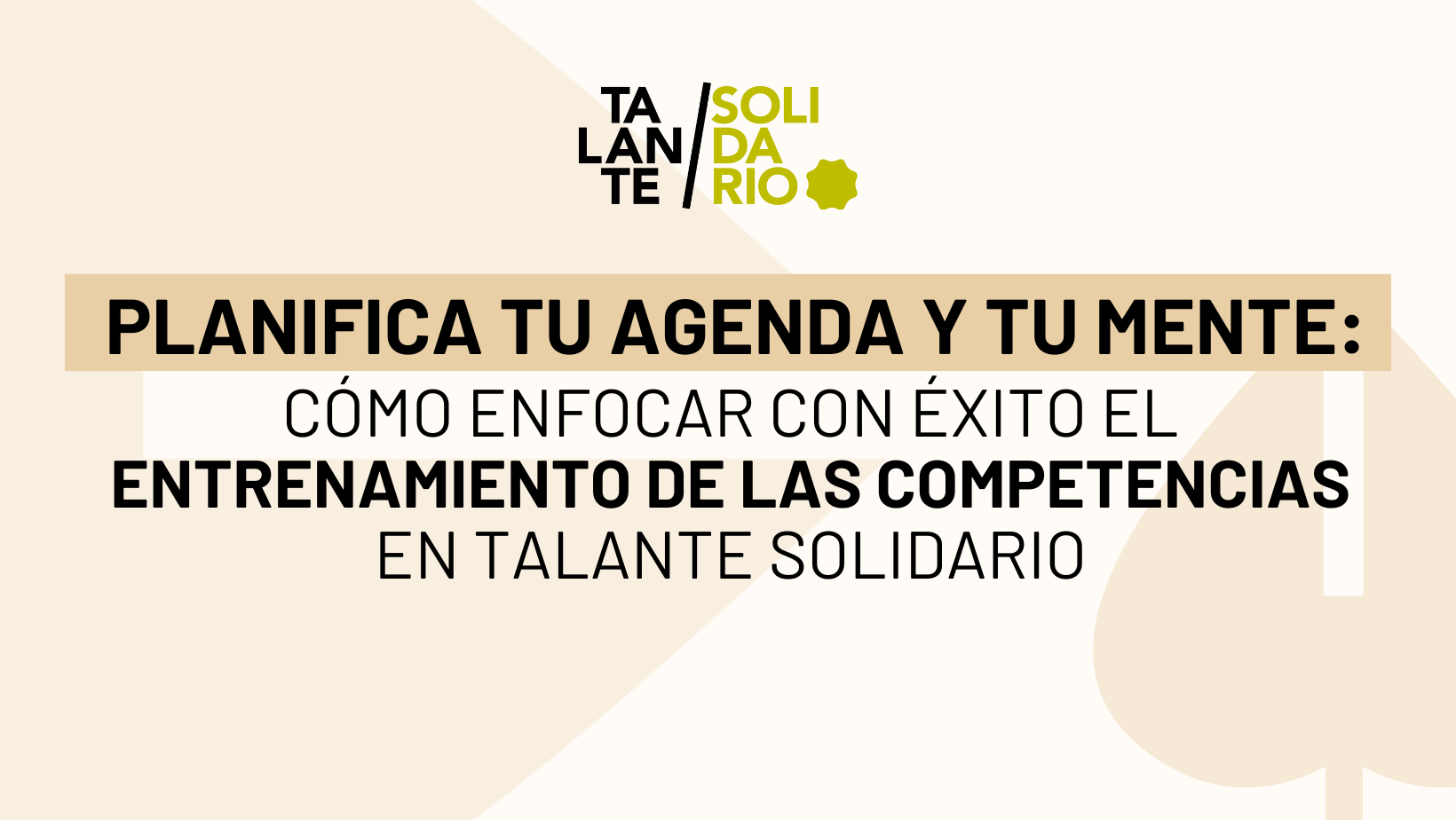 Planifica tu agenda y tu mente: Cómo enfocar con éxito el entrenamiento ...